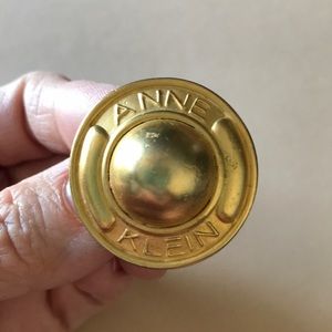Anne Klein | Jewelry | Vintage Anne Klein Logo Shield Gold Tone Clipons ...